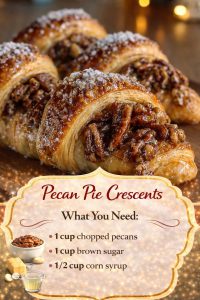 Pecan Pie Crescents: A Delicious Twist on Tradition! – Best Recipes